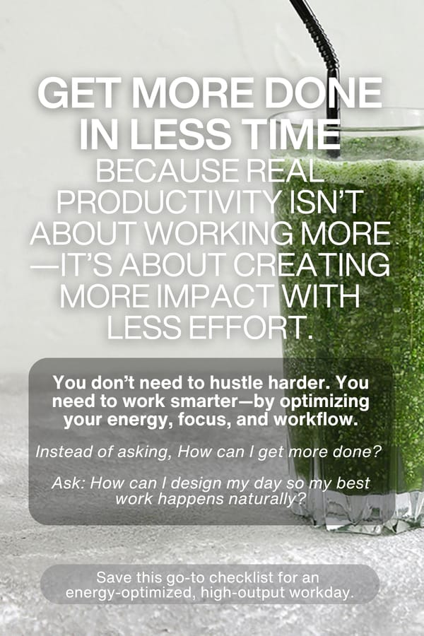 How to Work Fast [Infographic] — Ridiculously Efficient